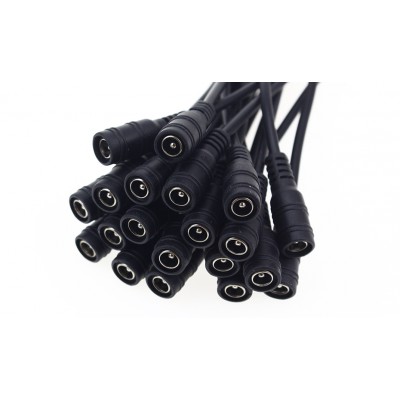 Bases alimentación con cable para tiras de LED